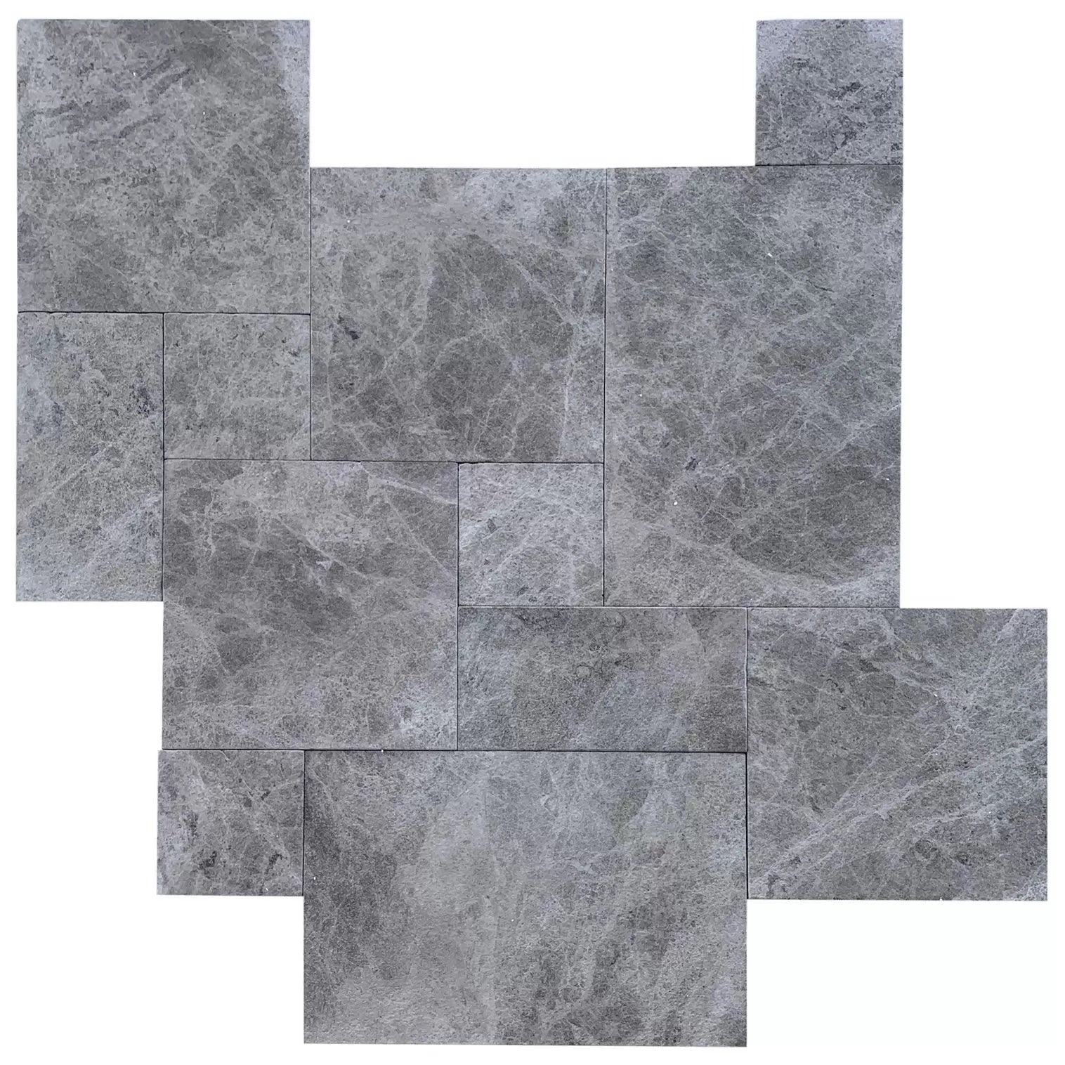 Silver Shadow Marble Pavers – Harmony Stone
