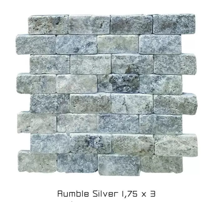 Rumble Silver Ledger Stone – Harmony Stone