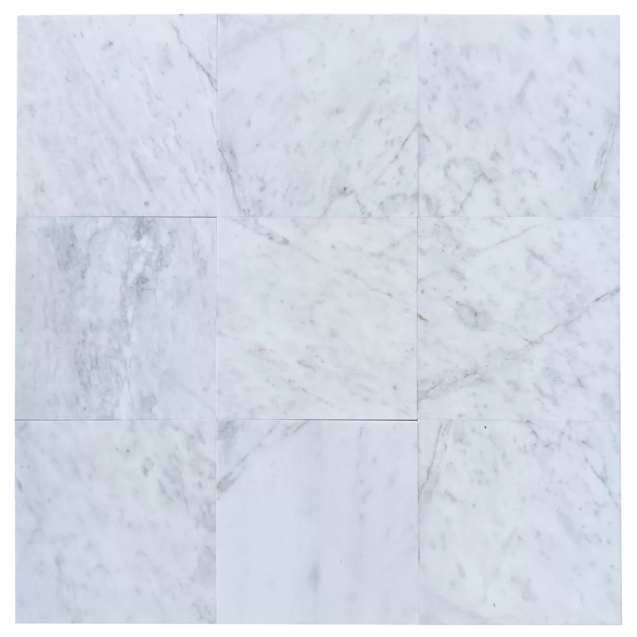 24x24 Mugla White Marble Tile – Harmony Stone